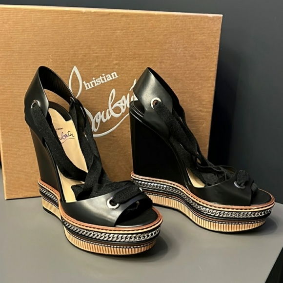 Christian Louboutin | Shoes | Christian Louboutin Wedges | Poshmark